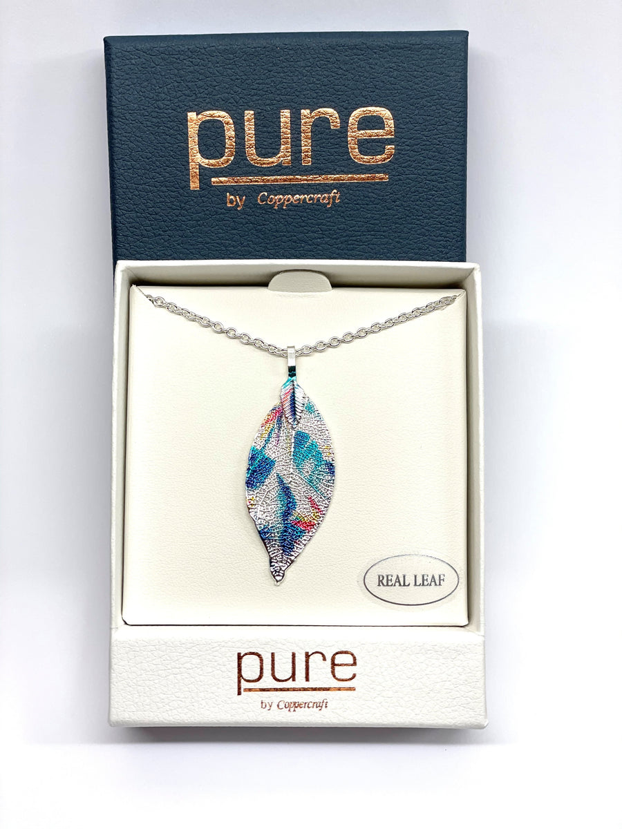 Real Leaf Pendant Necklace – The Milford Collection