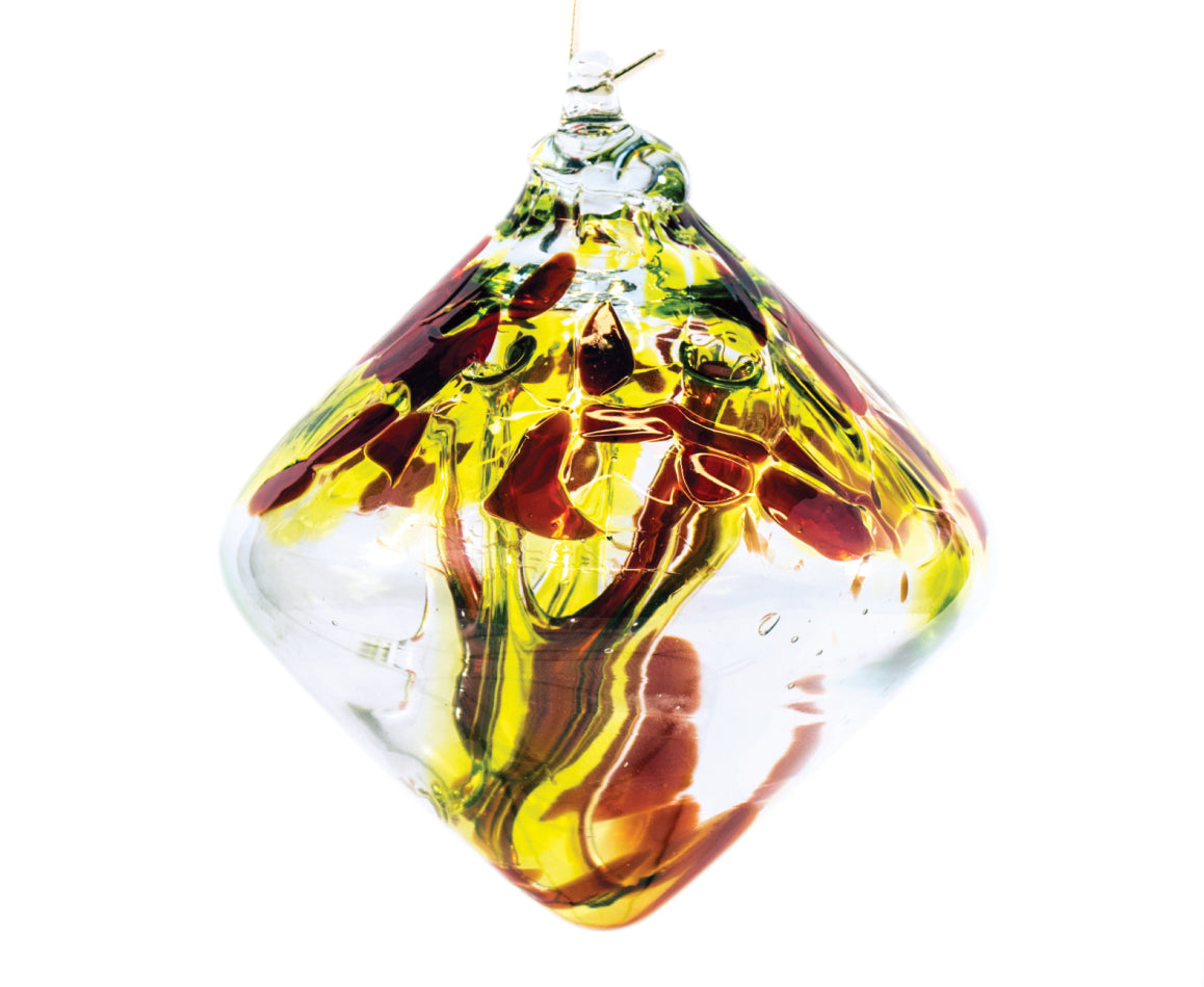 RHOMBUS TREE OF LIFE LARGE 12CM PERIDOT – The Milford Collection